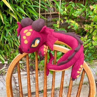 Neck Dragon Plush Sewing Pattern .pdf Tutorial Posable Wearable ...