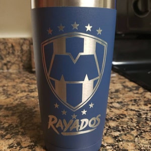 34 Oz Club America Chivas Cruz Azul Monterrey Grabado Con - Etsy
