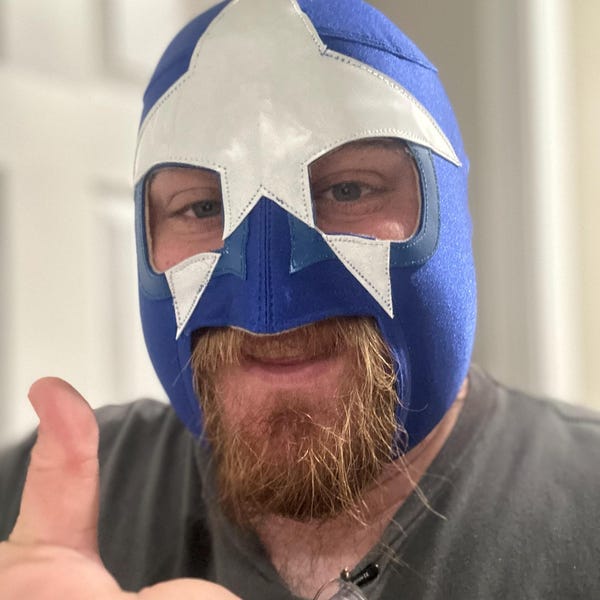 Comedian Wrestling Mask Luchador Mask Halloween Cosplay Mask Mardi Gras ...