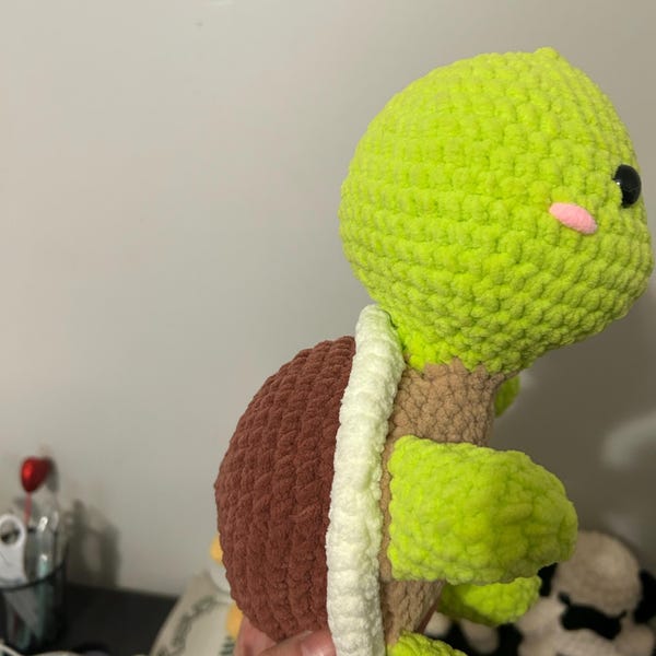 NO-SEW Turtle Plush Crochet PATTERN - Etsy