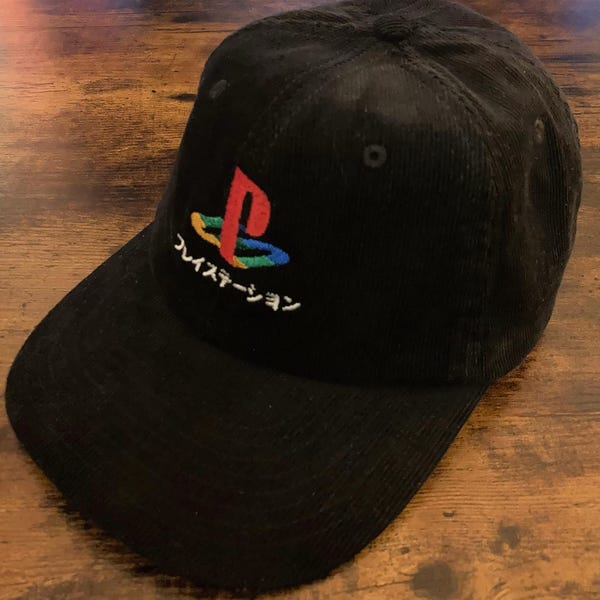 Old School Runescape Corduroy Hat, Handmade Embroidered Corduroy Dad ...