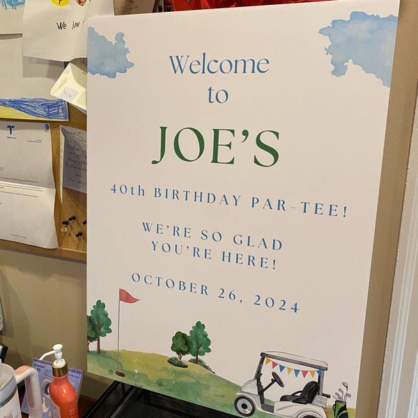 Golf FORE-TEE Birthday Party Invitation | Instant Download | Golf ...