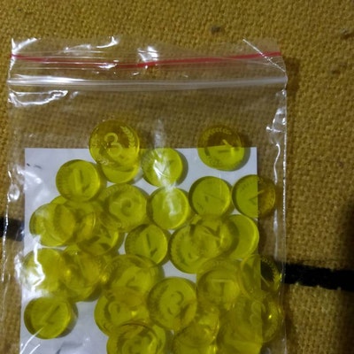 Coin Tokens, Currency Tokens, Gold Tokens, Money Tokens, Board Game ...