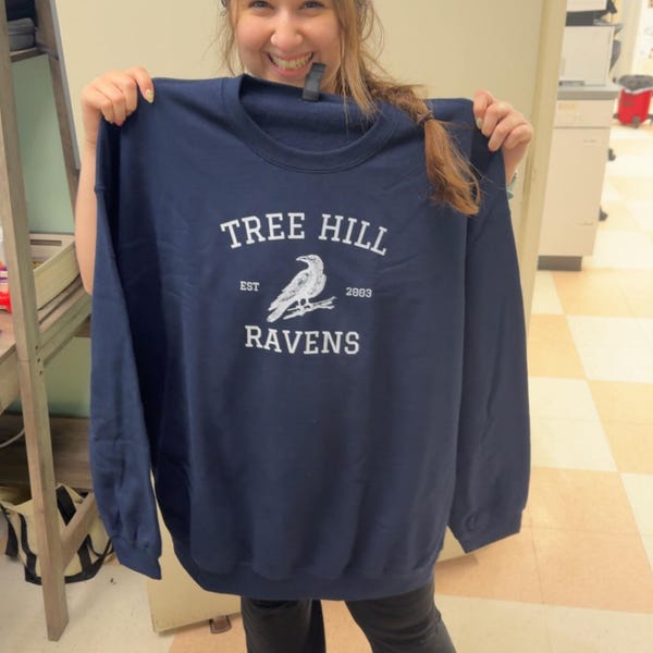 Tree Hill Ravens Sweatshirt, OTH Fan Gift, Tree Hill North Carolina ...