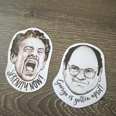 Seinfeld Vinyl Laptop Sticker Phone Decal Set - Etsy