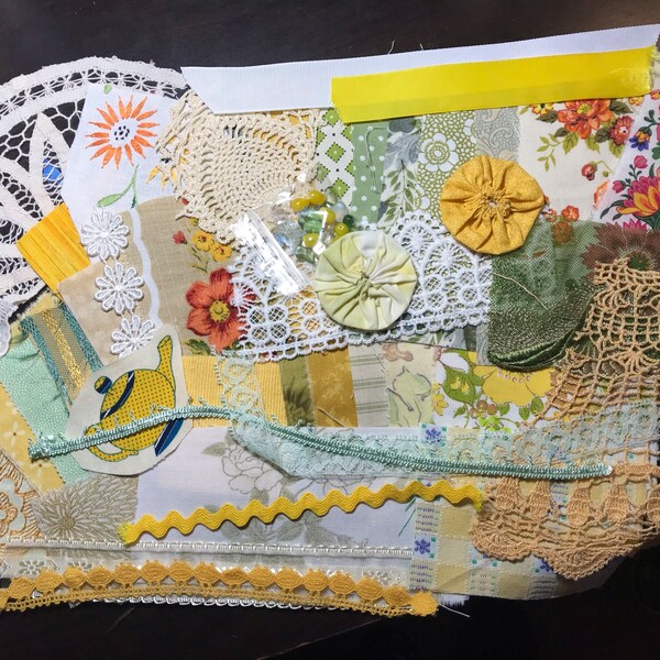 Fabulous Floral Slow Stitch Pack Perfect for Slow Stitch, Scrapbook ...