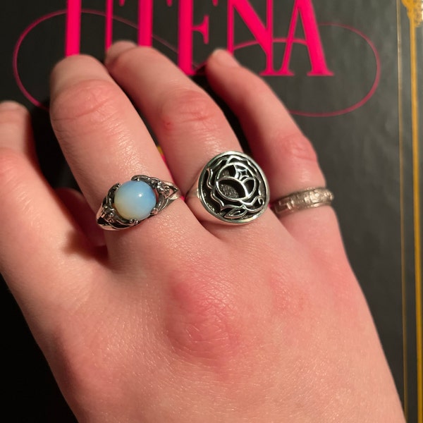 Utena Handmade 3D Ring Solid Sterling Silver 925 - Etsy