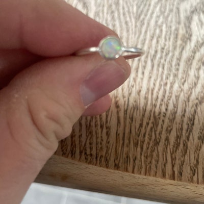 Plain Silver Ring Band, Narrow Plain Silver Rings Men, Stacking Ring ...