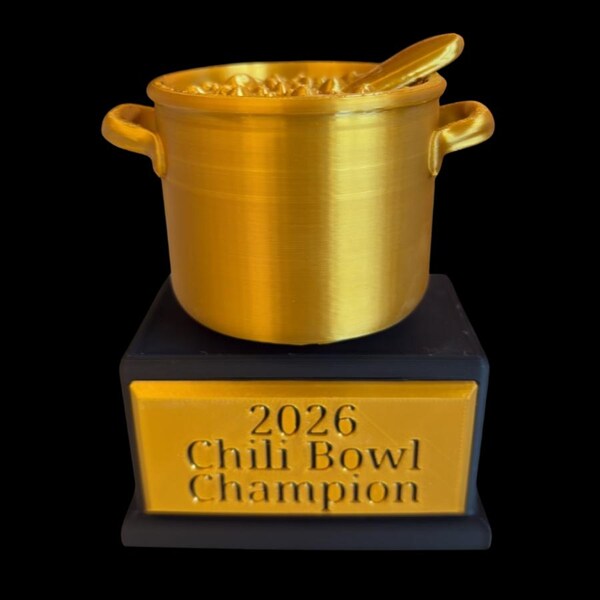 Chili Cook off Trophy Pot Award - Etsy