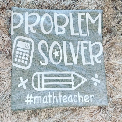 Problem Solver SVG PNG, Math Teacher Svg, Teacher Life Svg, School Svg ...