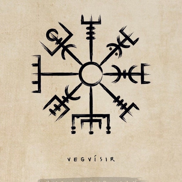 SVEFNTHORN Norse Viking Symbol Printable Viking Wall Art Poster Print ...