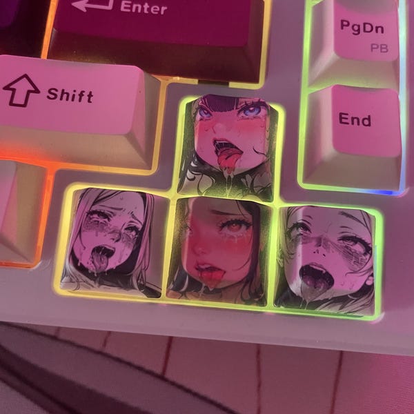 138keys Cute Keycaps, Bread Cookies Keycap, Emoji Keycaps, MOG Profile ...