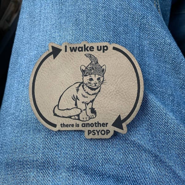I Wake Up, There is Another Psyop Meme Morale Patch: Tactical Hook and Loop Patch (3x2") - Etsy