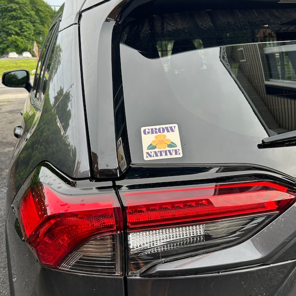 Grow Native Sticker - Etsy