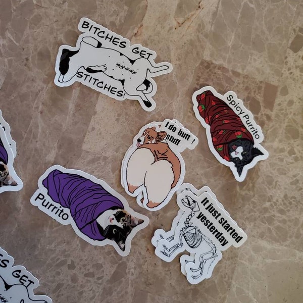 Veterinary Receptionist Sticker Pack, Vet Stickers, Vet Med Stickers ...