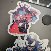 Deadpool and Wolverine Sticker Bundle Deadpool Scrapbook Sticker Chibi ...