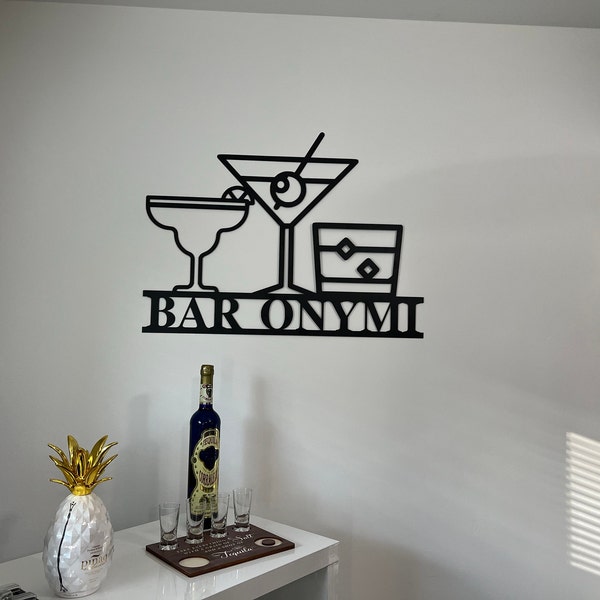 Personalized Bar Theme Sign, Custom Happy Hour Sign, Whiskey Sign ...