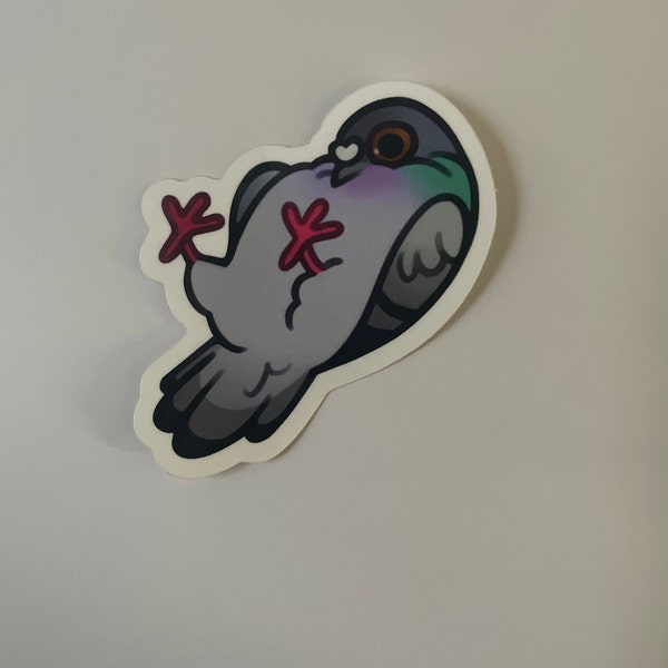 Pudgy Pigeon Sticker - Etsy