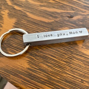 Custom Bar Keychainpersonalized Key Chaincustom Coordinates | Etsy