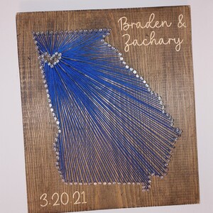 Pennsylvania String Art State String Art Penn State Going - Etsy