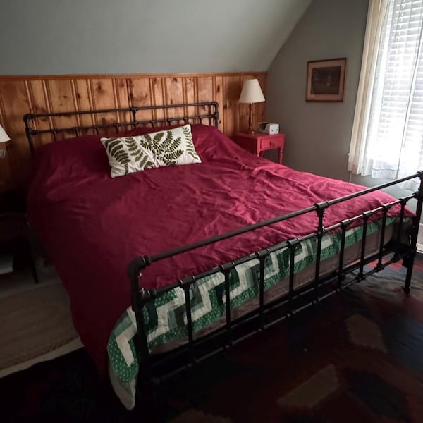 The Ultimate Industrial Bed | Handmade Bed Industrial Design | Handmade ...