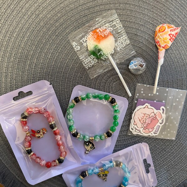 Powerpuff Girls Bracelets, Matching Bracelets, Beaded Bracelets ...