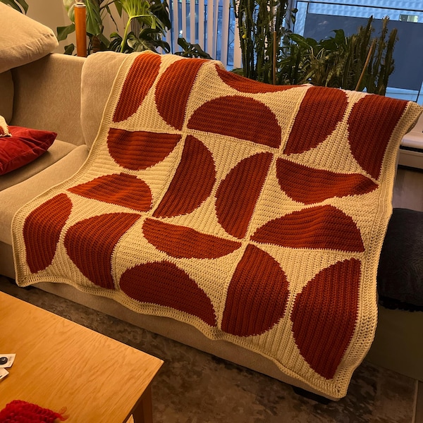 MCM Throw X Crochet Pattern - Etsy