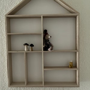 Maileg Mouse Display Shelf Small Wooden Castle Shaped Shelf for Maileg ...