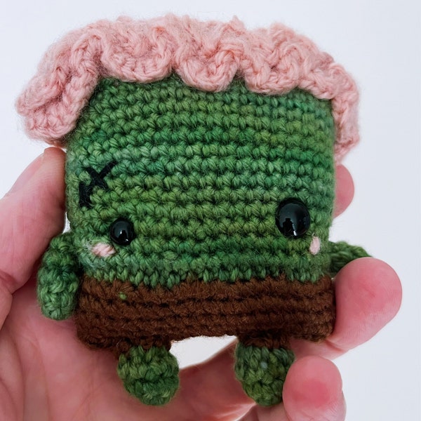 Amigurumi Zombie Crochet Pattern: Pocket Monster, Halloween (PDF ...