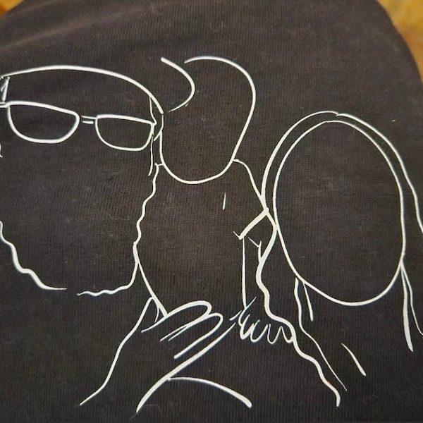 Custom Portrait Shirt, Comfort Colors Custom Portrait From Photo ...