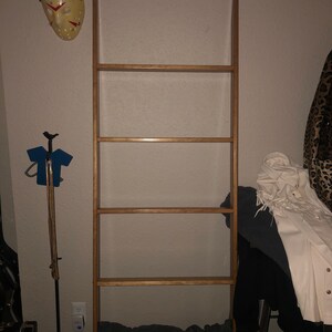 60 Tall Cherry Ladder Quilt Rack 6 Different Widths - Etsy
