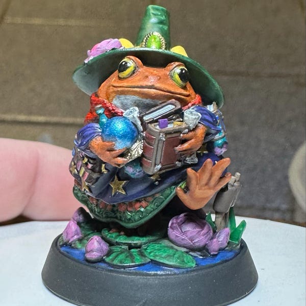 Tomato Frog Wizard | Tabletop or Display Scale | D&D Humblewood TTRPG ...