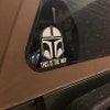 Mandalorian Helmet Decal/window Decal/laptop Decal/tumbler Decal - Etsy