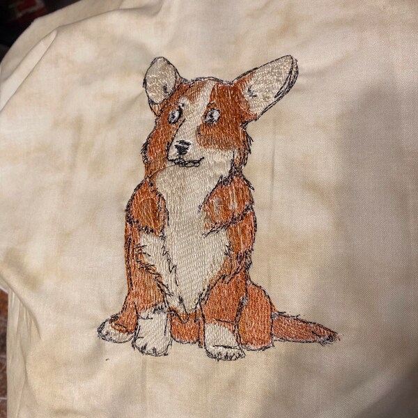 Welsh Corgi - Machine Embroidery Design - Puppy Dog Embroidery Designs ...