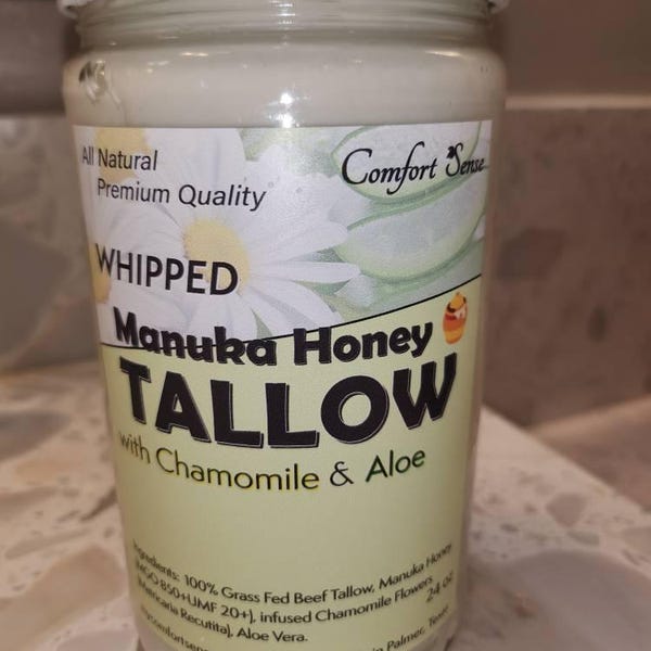 Sampler/gift Box of Manuka Honey & Bison Whipped Tallow Cream With 850 ...