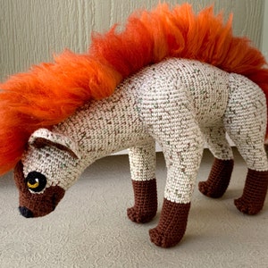 Lyra the Hyena Crochet Pattern I WITH FUR Easy to Follow - Etsy