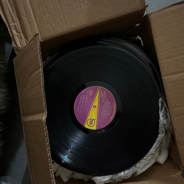 12" Random Used Vinyl Record Albums WITHOUT Jackets for Crafting ...