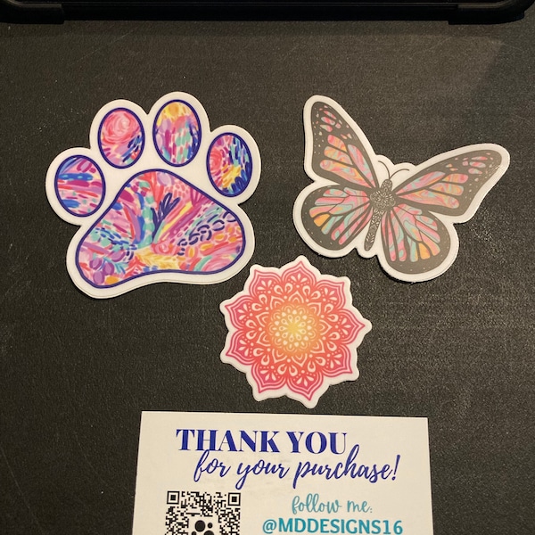 Paw Print Sticker - Etsy