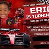 Max Verstappen Invite, Race Car Birthday Invitation, Red Bull Racing ...