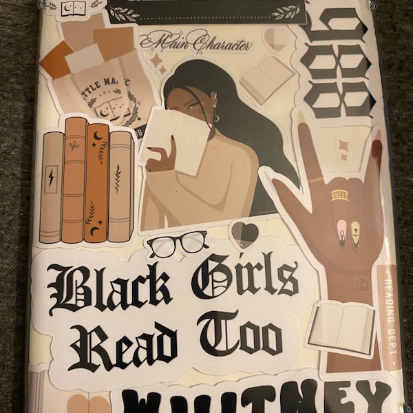 Bookish Sticker Pack, Book Aesthetic Vinyl Stickers, Bookish Journal ...