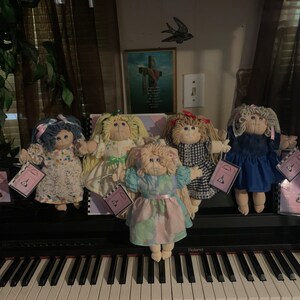 1984 Vintage 18 Soft Sculpture Cloth Doll PDF DOWNLOAD PATTERN Boy Girl ...