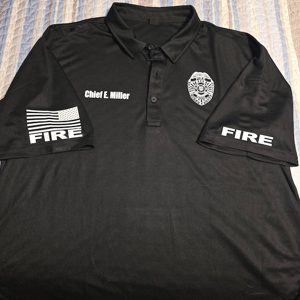 Custom First Responder Tactical Polo Shirts - Etsy