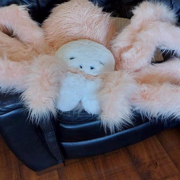Giant Spider Sleeping Plush for Adults, Weighted Plushie, Cute Monster ...