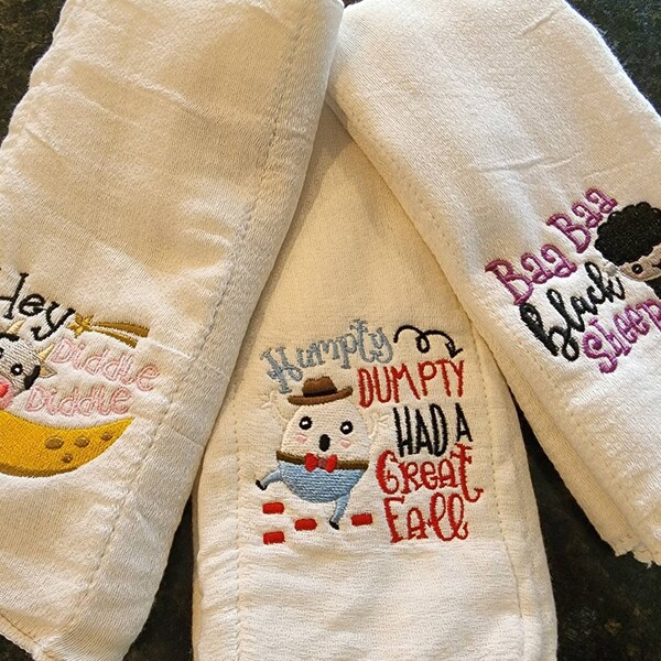 Nursery Rhymes (9 Designs) - Machine Embroidery Designs Bundle - Etsy