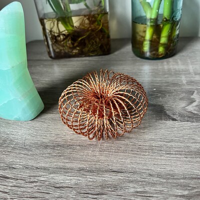 Copper Vortex Coil Torus Coil With Copper Starship Center - Etsy Australia