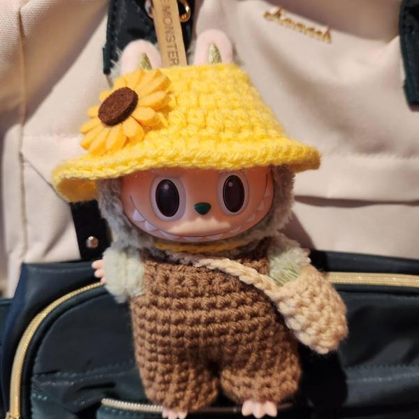 Labubu Crochet Frog Clothes - Etsy