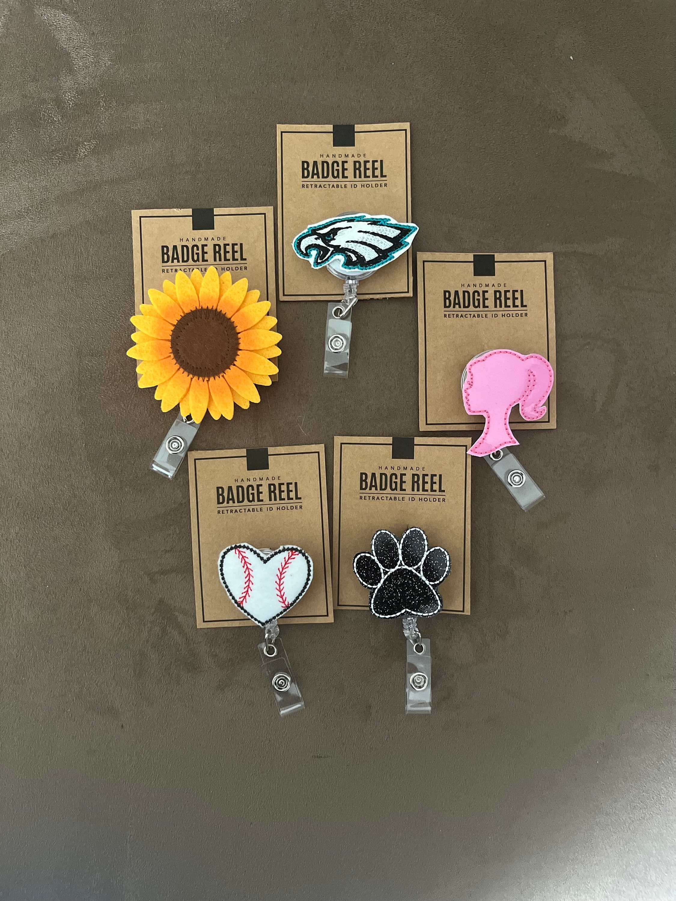 PRINTABLE Badge Reel Display Cards - Digital PDF