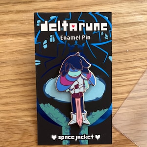 Deltarune Enamel Pins W/ Free Sticker | Etsy
