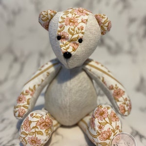Memory Bear Pattern, Make Teddy Bear, Keepsake Bear Sewing Pattern - Etsy