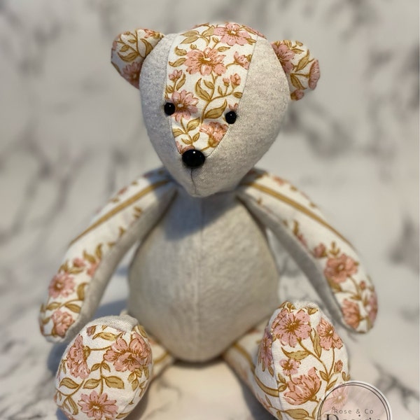 Memory Bunny Pattern, Keepsake Bunny Sewing Pattern, Rabbit Soft Toy ...